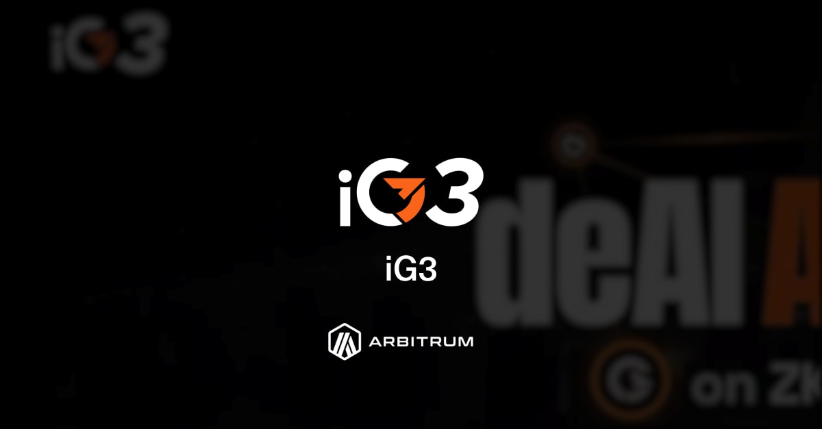 iG3 — Arbitrum Portal